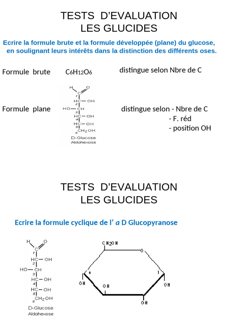 Évaluation des Glucides et Lipides | PDF | Glucide | Lipide