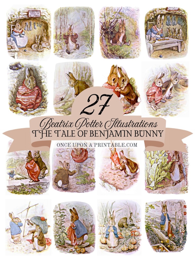 Benjamin Bunny Beatrix Potter Illustrations | PDF