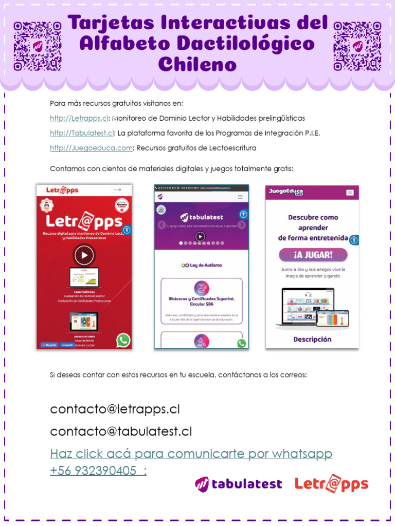 1.-Tarjetas Interactivas LSCH QR | PDF
