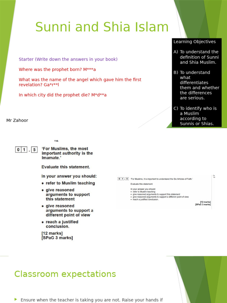 Sunni and Shi'a Islam | PDF | Shia Islam | Sunni Islam