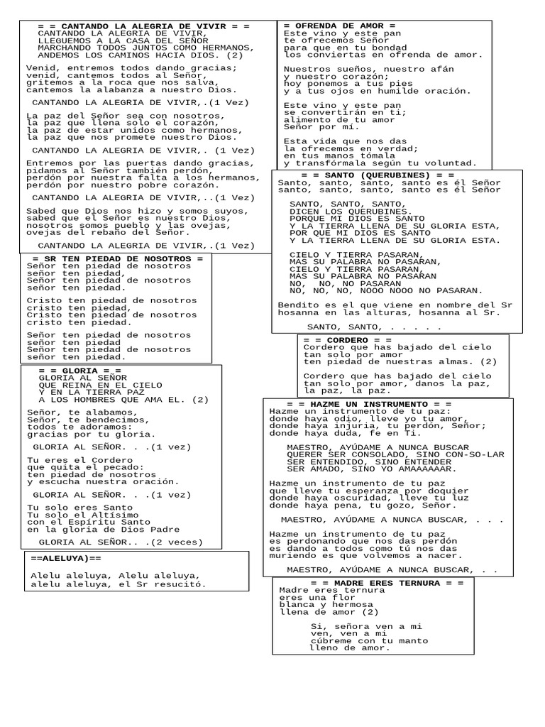 Esquema 25mayo | PDF | Oración | Amor