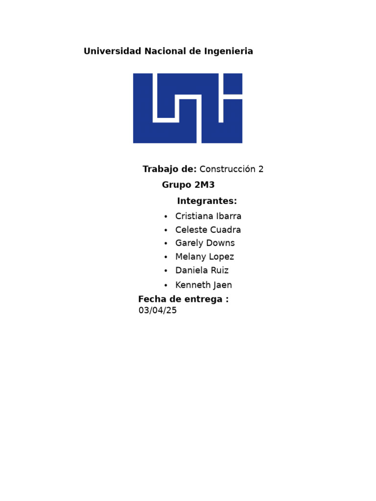 Const2 2M3 | PDF | Hormigón | Hormigón pretensado