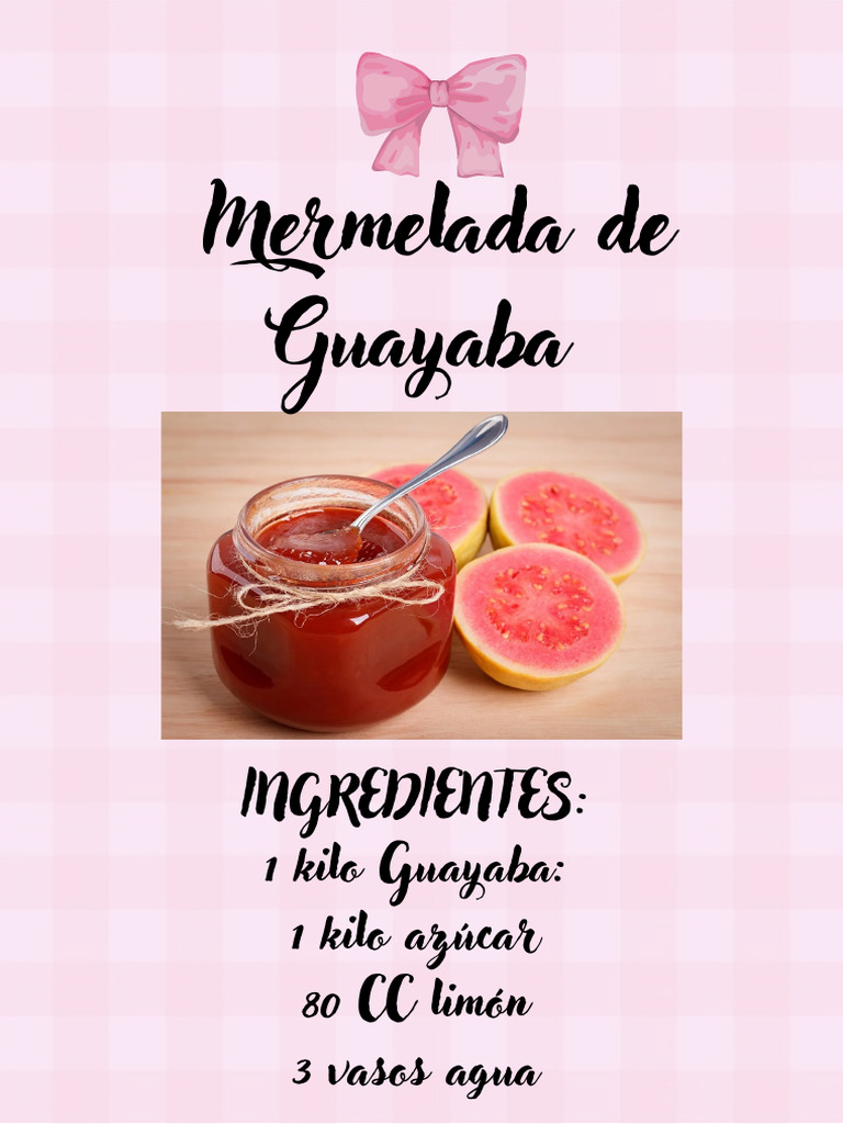 Mermelada de Guayaba | PDF
