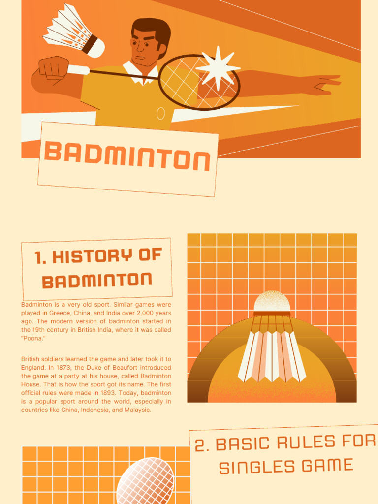 Badminton Presentation by Claudia Rosón | PDF | Traditional Sports ...