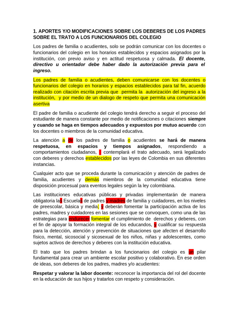 Correc I Ones | PDF | Enseñando | Maestros