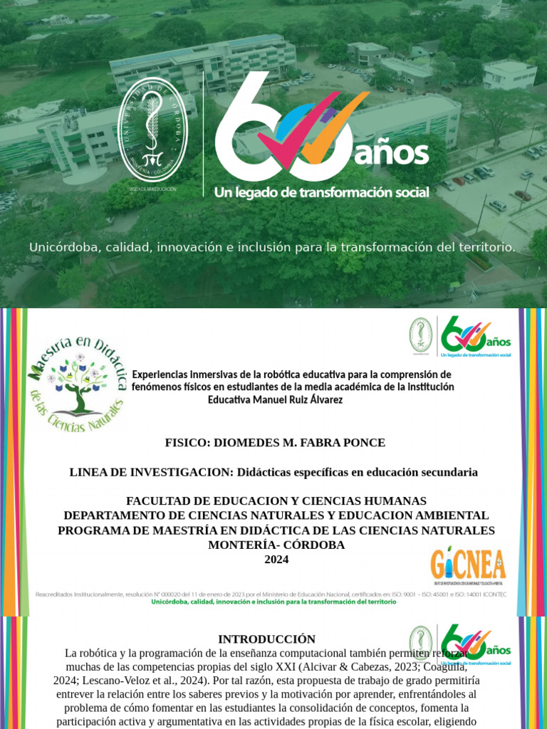 Modelo Socialización Propuesta 2024-2 MDCN Final | PDF | Enseñando | Interdisciplinariedad