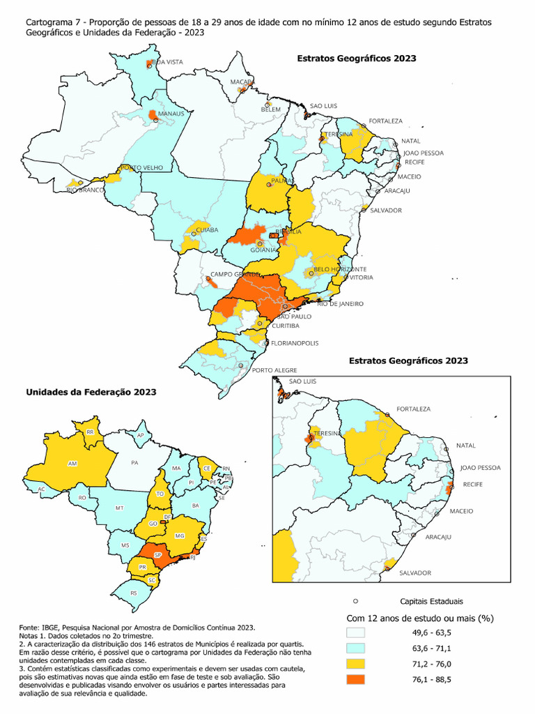 Cartograma 7 Educacao | PDF