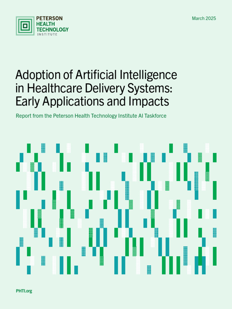 Adoption of Artificial Intelligence | PDF | Electronic Health Record | Occupational Burnout