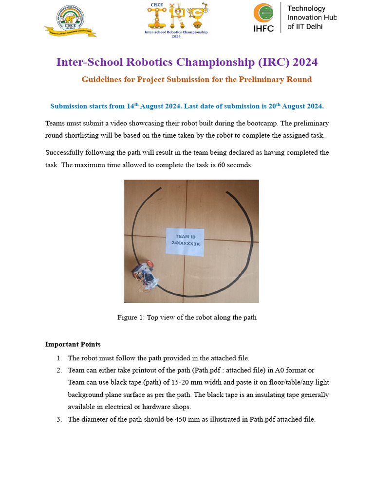 IRC 2024 Preliminary Submission Guidelines Document-1 | PDF