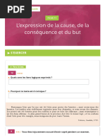 Exercices sur Cause et Conséquence | PDF | Méthodes et références pédagogiques