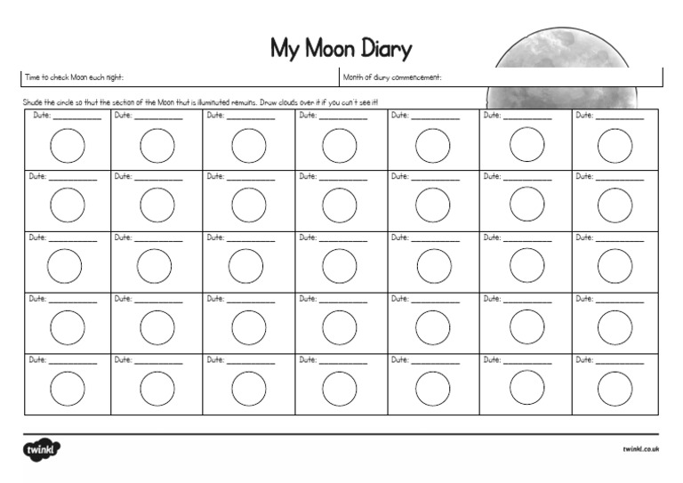 My Moon Diary 3 | PDF
