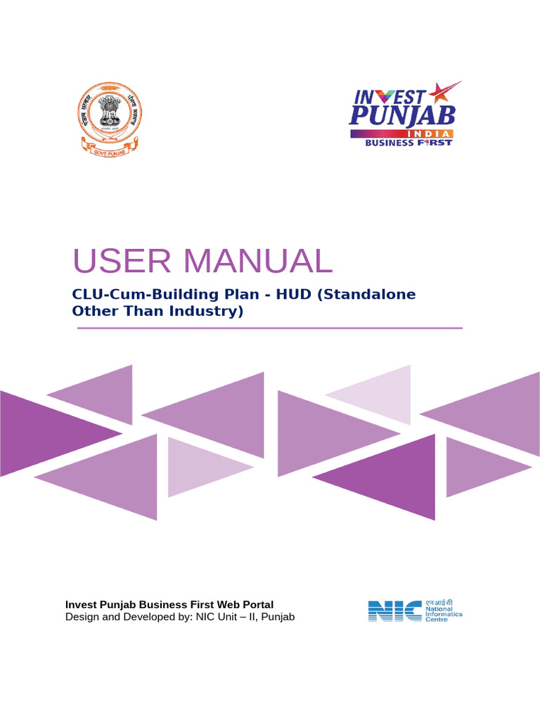 Apply For CLU and Building Plan of Standalone Industry at Invest Punjab ...