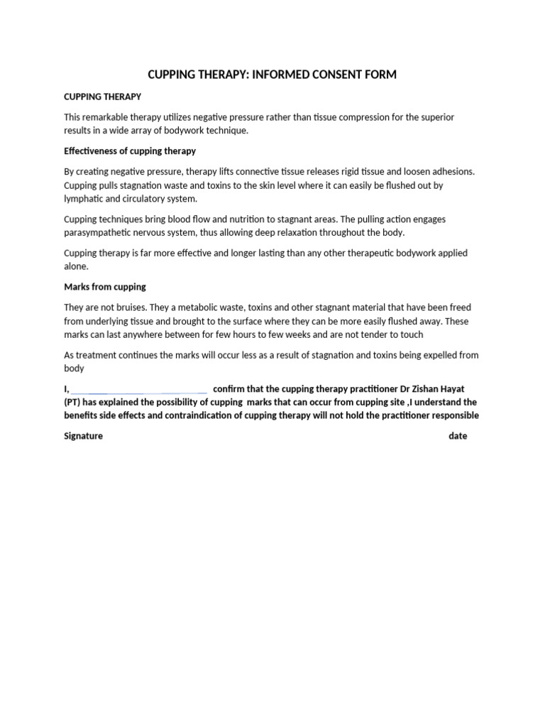 Cupping Therapy | PDF