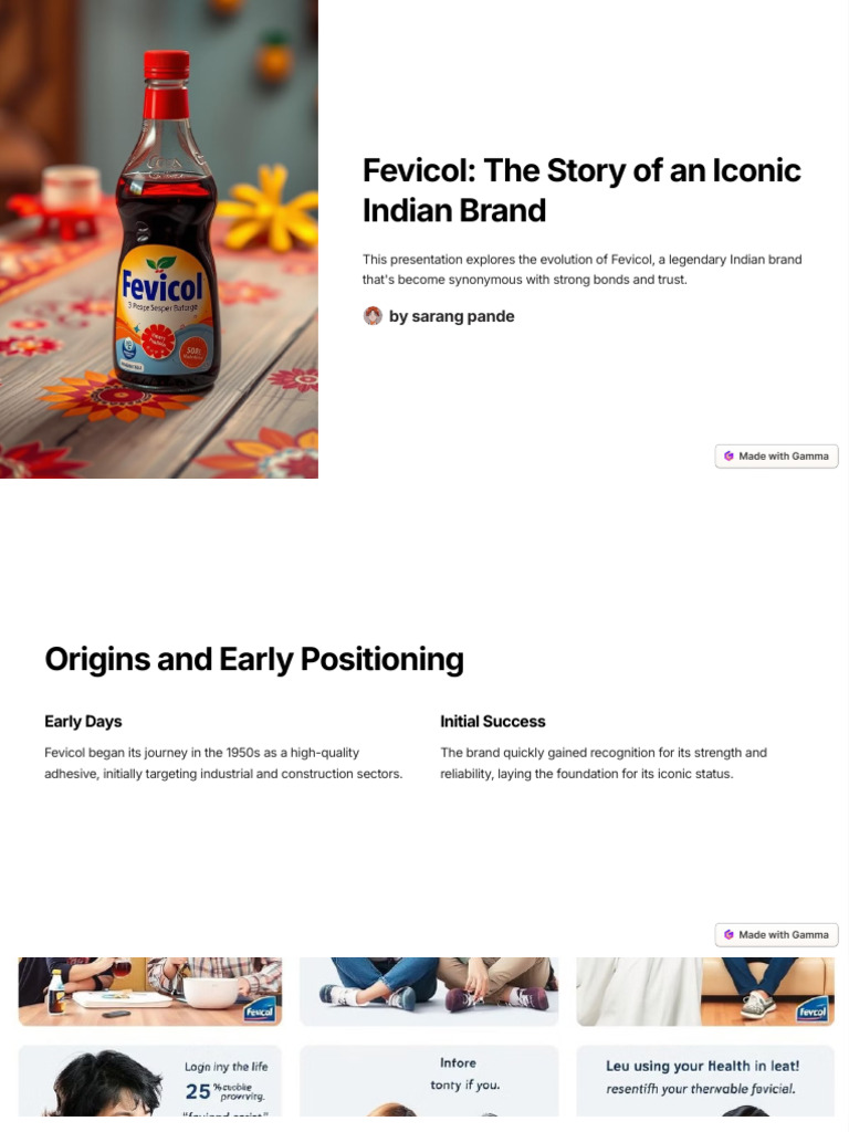 Fevicol The Story of An Iconic Indian Brand | PDF | Brand | Business