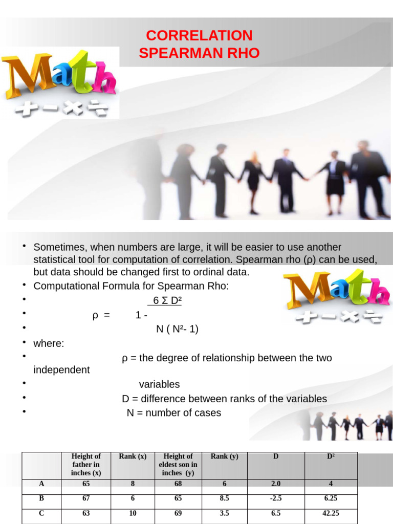 Lesson 6 Spearman Rho and t Test 2 | PDF | Statistical Significance | P ...