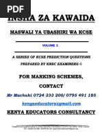 Insha Kcse Latest | PDF