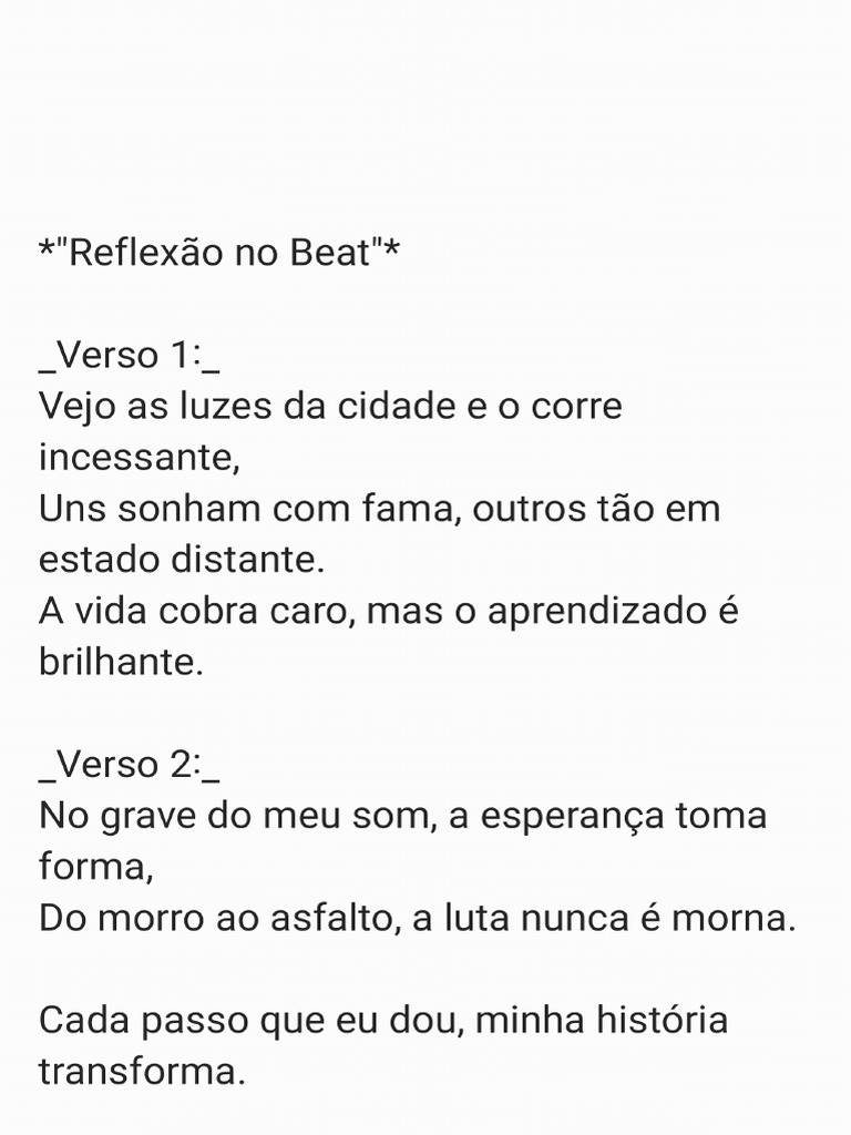 Reflexão No Bea - 250426 - 175735 - 065714 | PDF