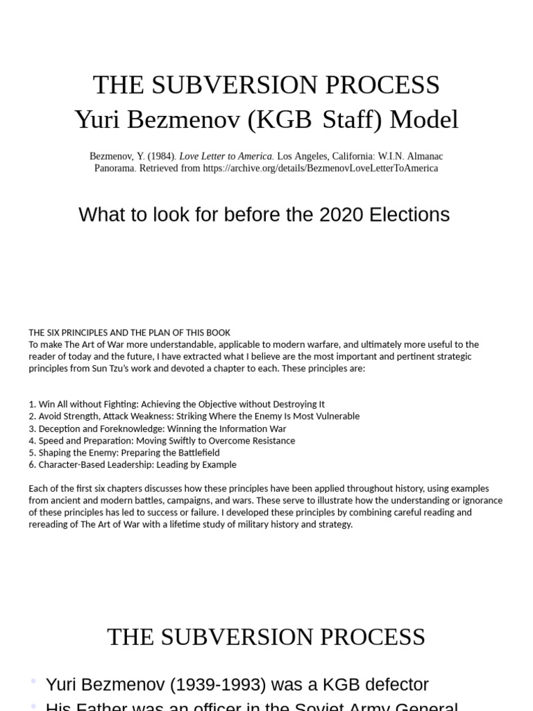 Understanding the Subversion Process | PDF