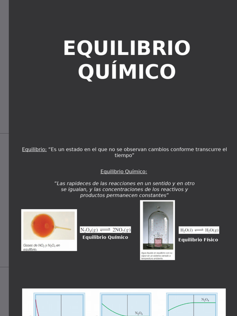 9. Equilibrio Químico | PDF | Equilibrio químico | Concentración