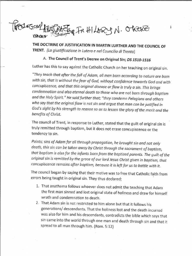 Theology of Justification | PDF