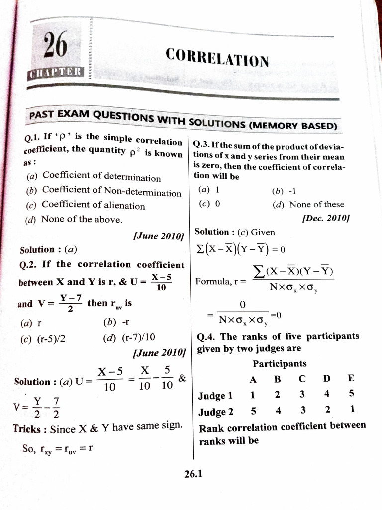 Correlation Cracker Sums | PDF | Variance | Spearman's Rank Correlation ...