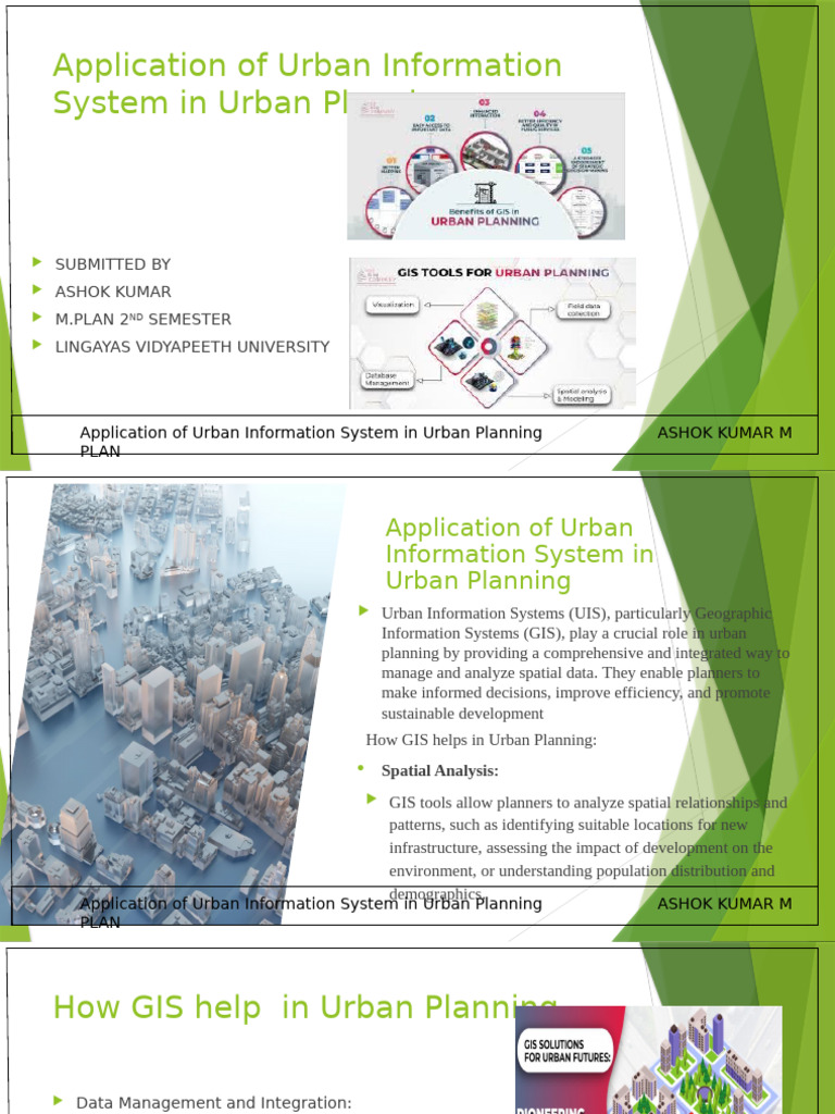 Application of Urban Information in Urban Planning | PDF | Geographic ...