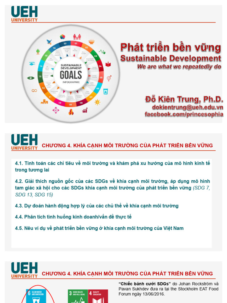 Sustainable Development. Chapter 4 (Đ Kiên Trung) | PDF
