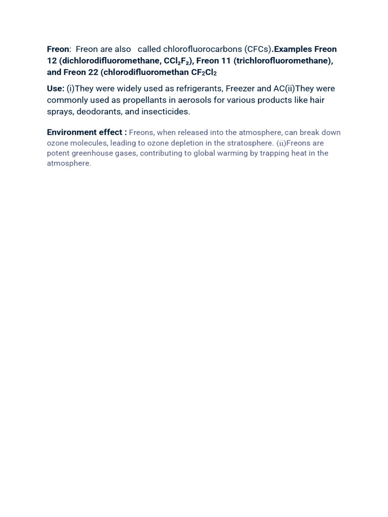 Freon | PDF