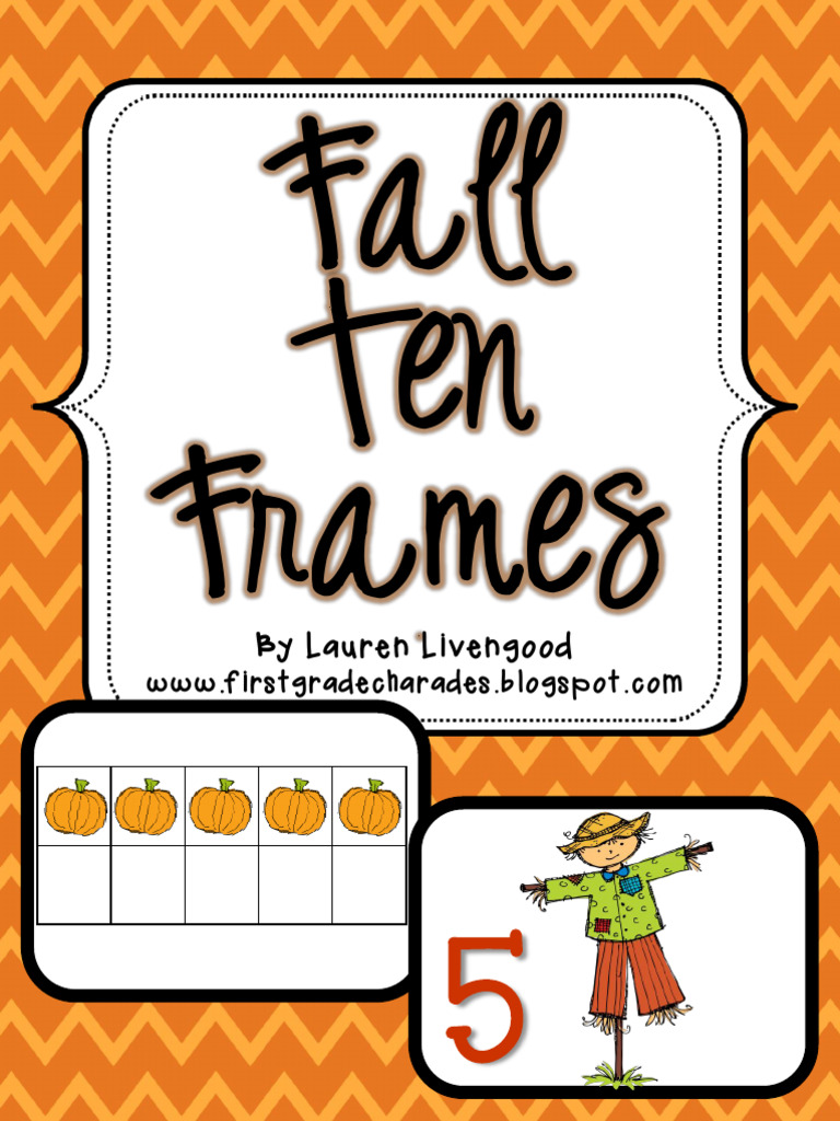 Fall Ten Frames Freebie | PDF