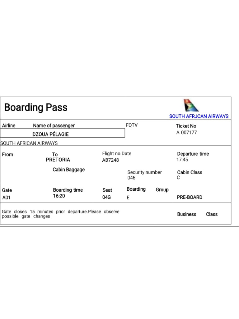 Flight Ticket | PDF