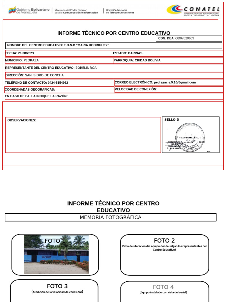 Ficha Tecnica editable | PDF