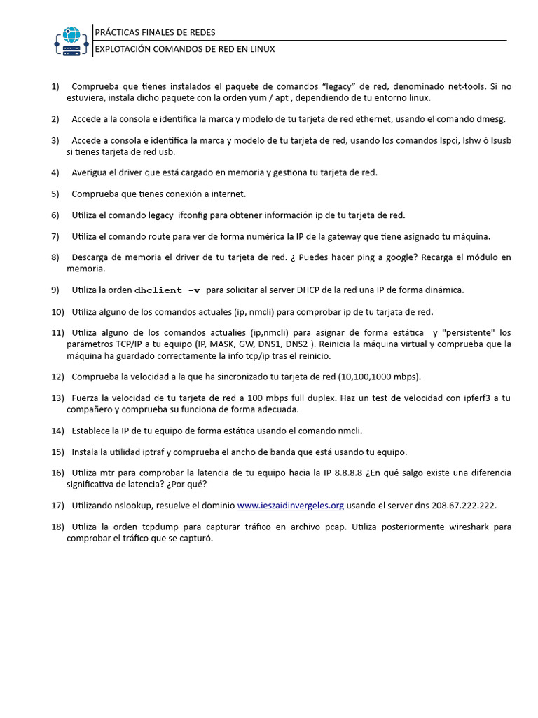 ejercicios_ifx_linux | PDF