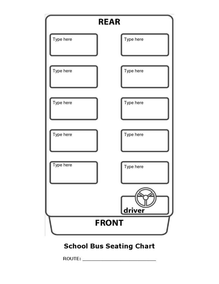 School Bus Seating Chart | PDF