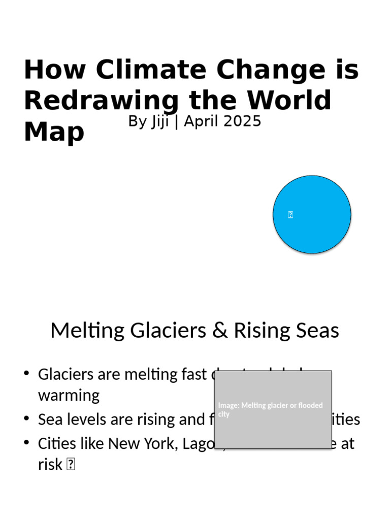 Climate Change Presentation With Title Slide | PDF