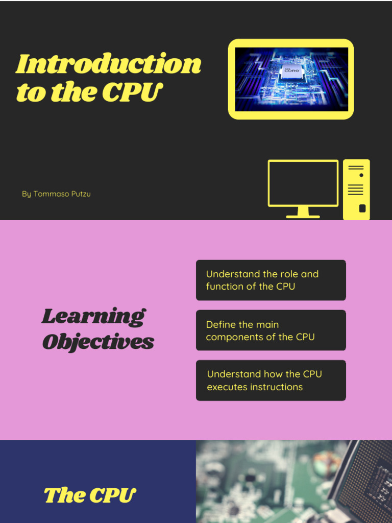 Understanding CPU Functions in GCSE | PDF | Central Processing Unit ...