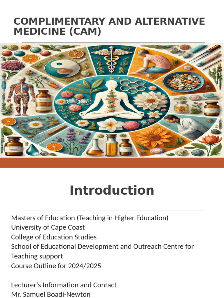 Complimentary and Alternative Medicine (CAM) - 3 | PDF | Alternative ...