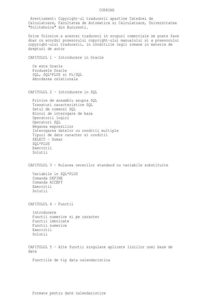 SQL Documentation | PDF