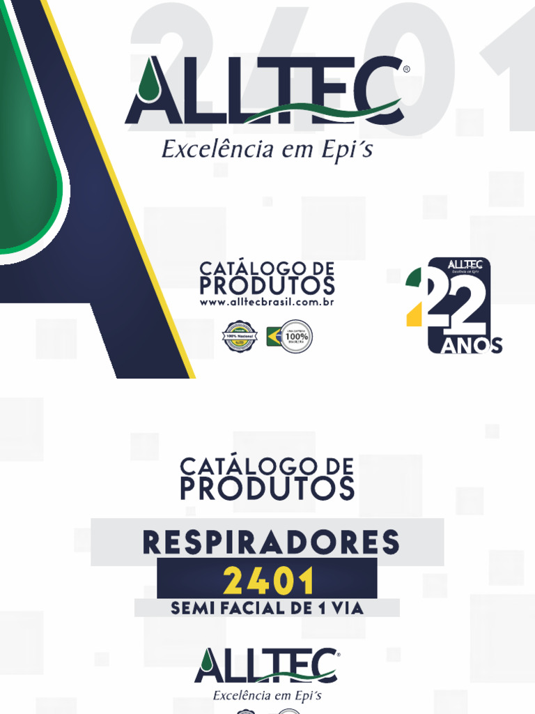 Catálogo Respiradores Alltec 2401 | PDF