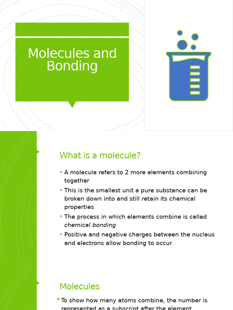 Understanding Molecules and Bonding | PDF | Ion | Chemical Bond