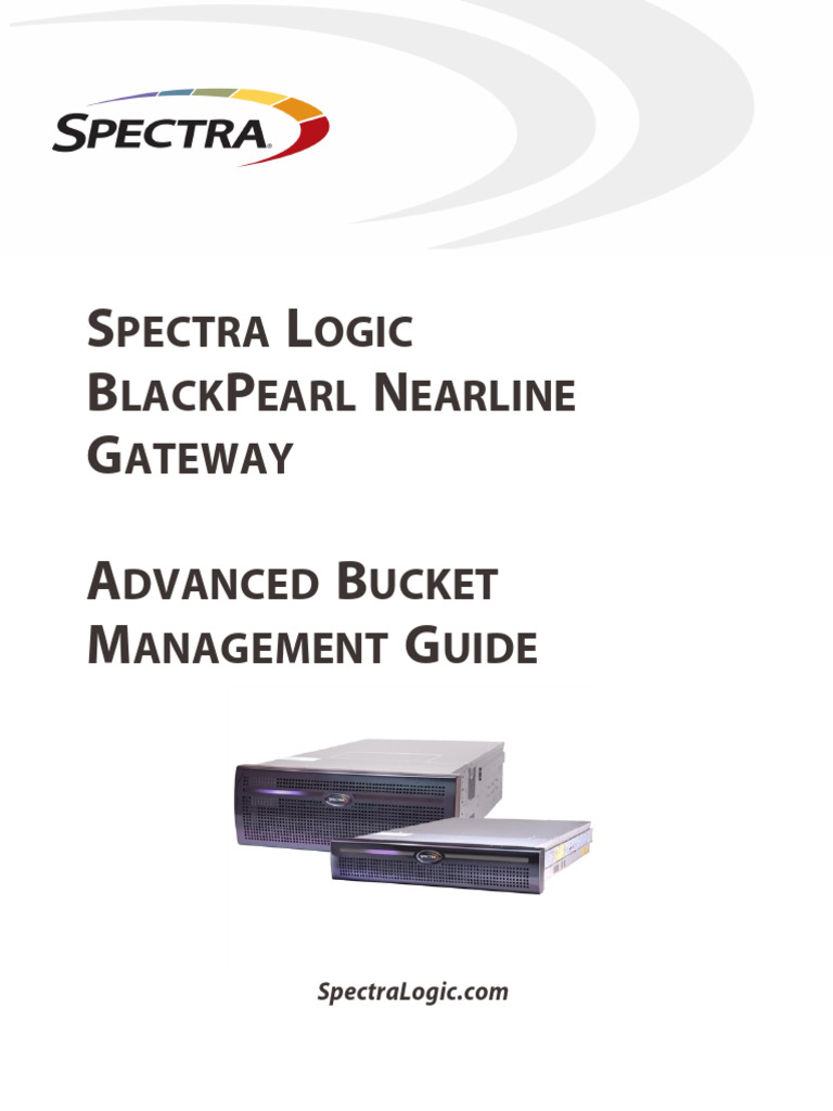 blackpearl-advanced-bucket-management-guide | PDF | Computer Data Storage | Cache (Computing)