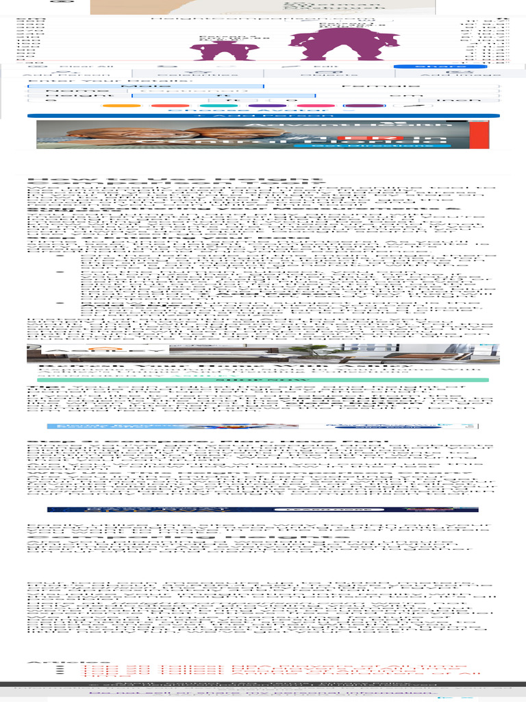 Height Comparison - Comparing Heights Visually Wi | PDF
