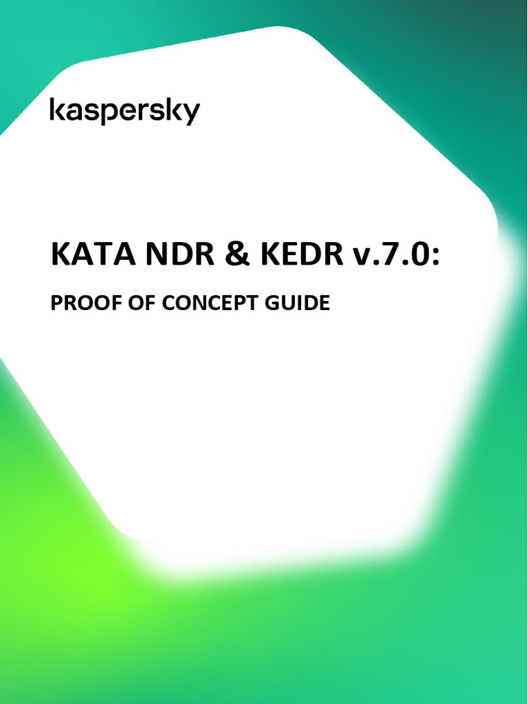 Kaspersky KATA KEDR 7.0 Poc Guide v1.0 | PDF | Virtual Machine ...