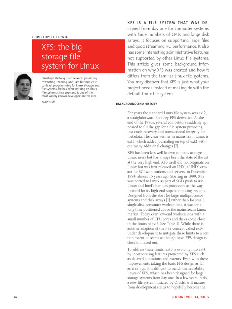 140 Hellwig | PDF | File System | Computer File