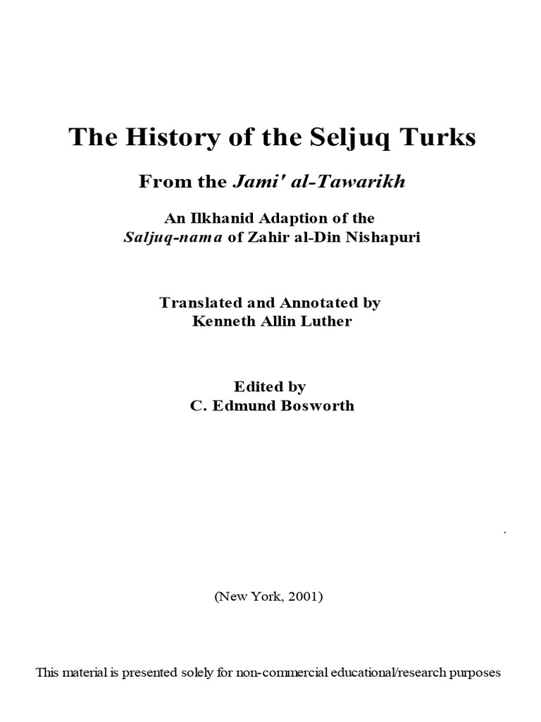 Seljuq Turks History Overview | PDF