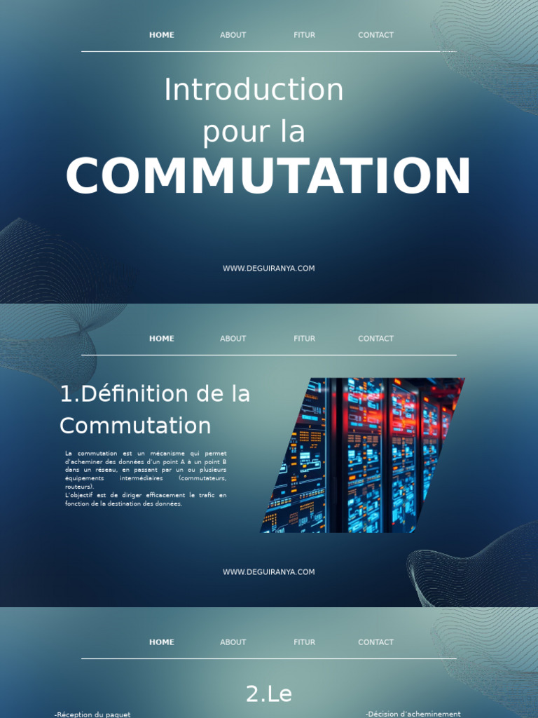 Blue and White Modern Simple Gradient Tech Pattern Computers Presentation.pptx | PDF ...