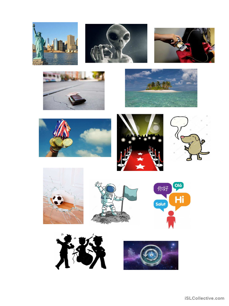 Second Conditional - Picture Prompts | PDF