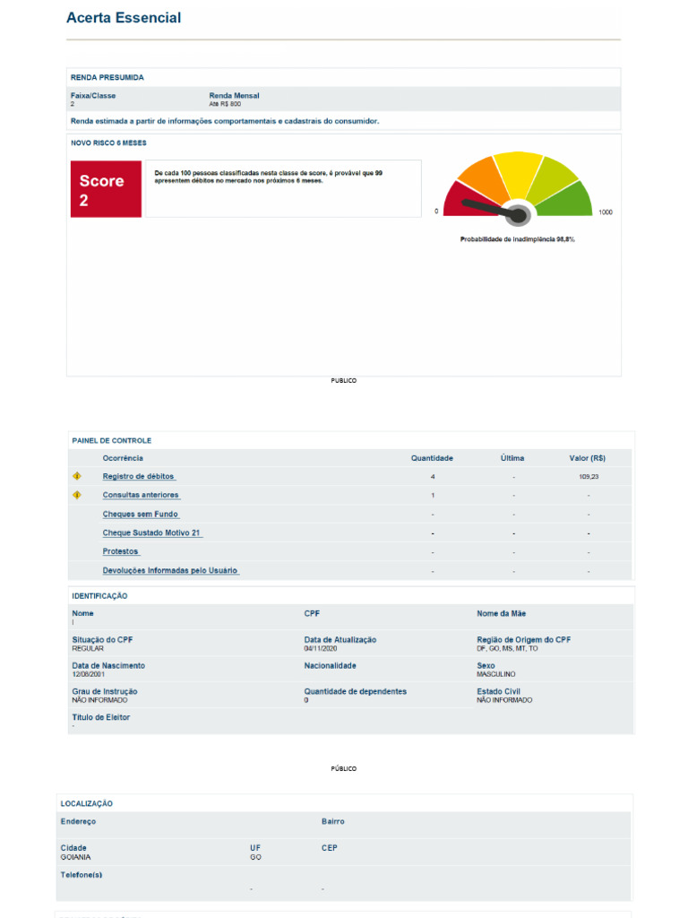 1 - Modelo Acerta Essencial | PDF