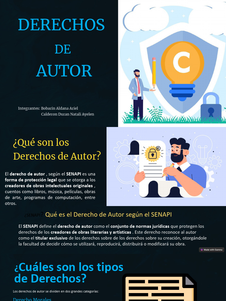 Derechos de Autor Final | PDF | Autor