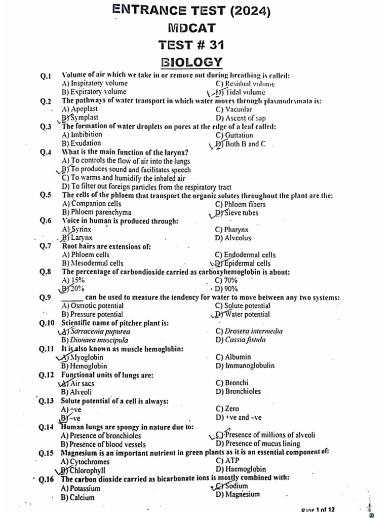 STEP 2024 Reg Test 31 + Key | PDF