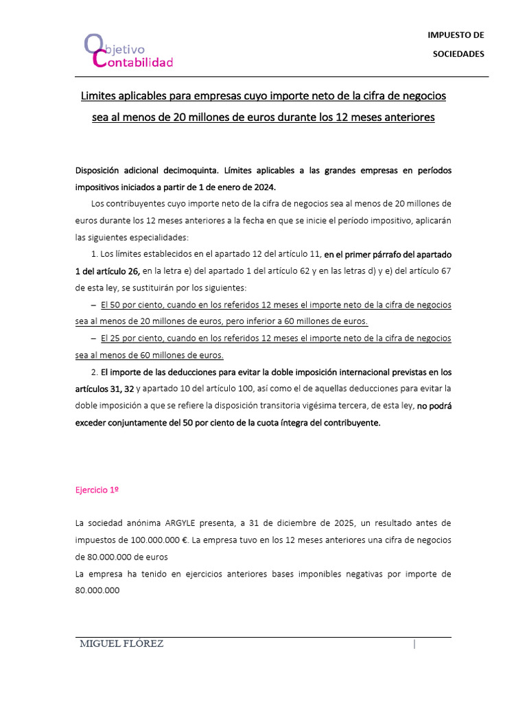 Tributacion Minima | PDF | Doble imposición | Impuestos